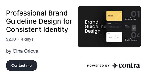 Professional Brand Guideline Design For Consistent Identity By Olha Orlova