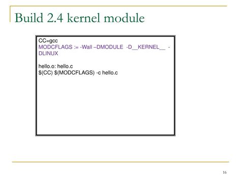 PPT Linux Kernel Module PowerPoint Presentation Free Download ID