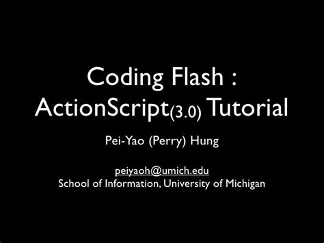 Adobe Flash Actionscript 3 0 Parts Of Code Flowsany