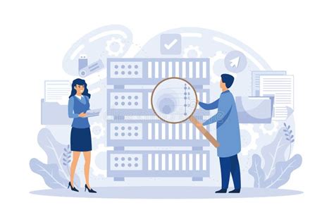 Data Analysis Concept With Characters Can Use For Web Banner Data Analysis Concept With Characters Can Use For Web Banner