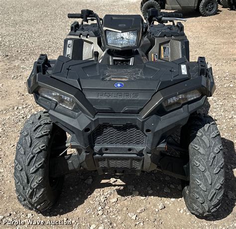 2022 Polaris Sportsman 850 Atv In Montezuma Ks Item Oi9399 For Sale Purple Wave