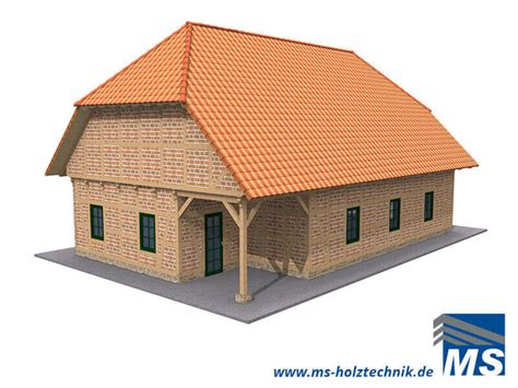 Fachwerkscheune Bausatz Eiche Selbstaufbau Oder Montage Ms