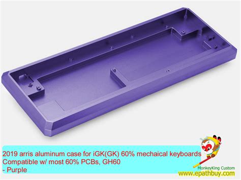 Custom Aluminum Keyboard Case For Igk Gk 60 Mechaical Keyboard Gh60