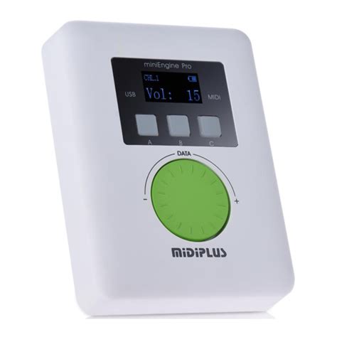 Midiplus Miniengine Pro User Manual Pdf Download Manualslib