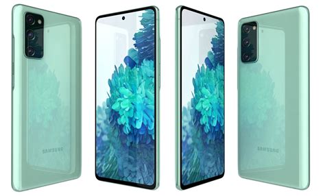 Samsung Galaxy S20 Fe Cloud Mint 3d Modell Turbosquid 1629155