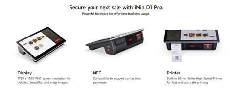 Imin D1 101inch Android Tablet Pos With In Built 2inch Printer