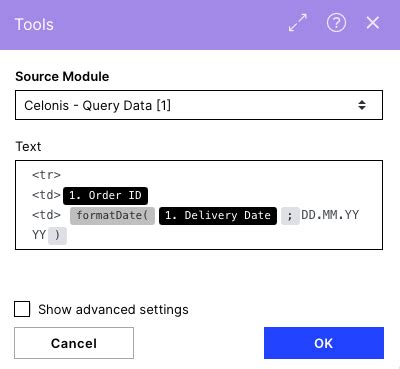 Send Email Created By Celonis