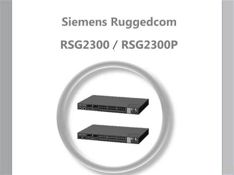 Ruggedcom Rsg907r Compact Switch Pdf