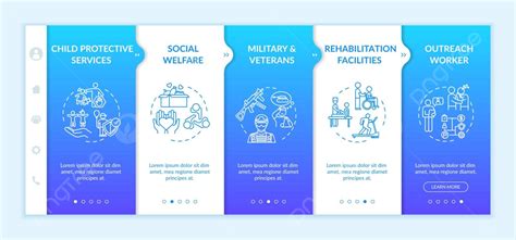 Community Support Onboarding Vector Template Rehabilitation Worker Rehab Vector Rehabilitation