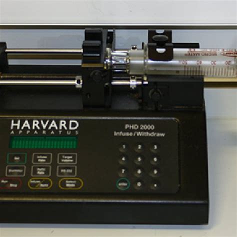 Syringe Pump A Syringe Pump Is Connected Via Silicone Tubing To The Download Scientific