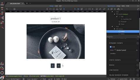 Wappler Documentation Loop Through Database Records With The Data