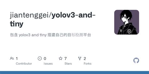 Github Jiantenggei Yolov And Tiny Yolov And Tiny