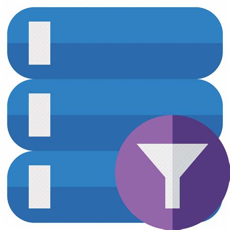 Data Database Filter Server Storage Icon Download On Iconfinder