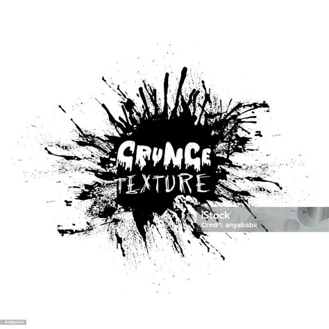 잉크 벡터 브러시 스트로크와 벡터 일러스트입니다 그런 지 손으로 그려진 수채화 질감 텍스트를 위한 공간입니다 0명에 대한 스톡 벡터 아트 및 기타 이미지 Istock