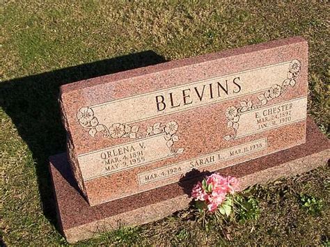 Sarah L Blevins 1924 1938 Memorial Find A Grave