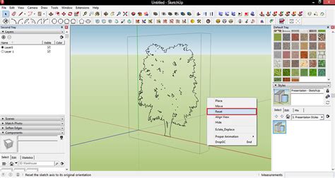Reset Axes Option SketchUp SketchUp Community