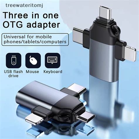 Tj 3 In 1 Otg Adapter Usb30 To Ios Converter Type C Micro Usb Flash