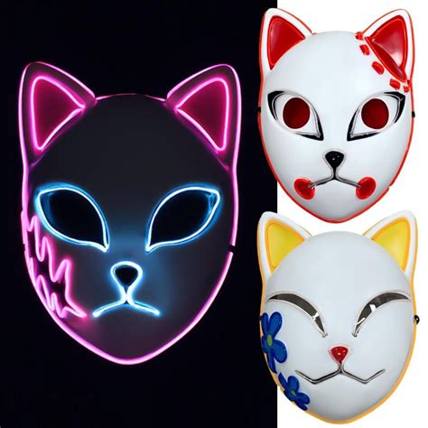 Anime Demon Slayer Led Mask Cosplay Anime Demon Anime Demon