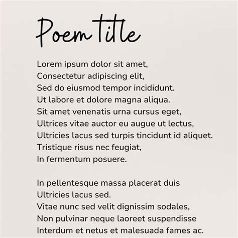 Custom Printable Poem Custom Quote Print Diy Custom Personalized