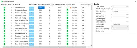 Slicing Parameter Table Bambu Lab Wiki