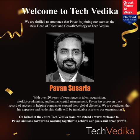 Techvedika On Linkedin Newjoinee Newbeginnings Welcometotheteam