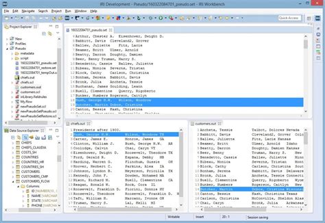 consistent pseudonyms for databases iri