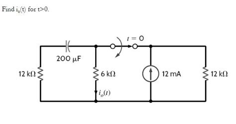 Solved Find I T For T Chegg Com