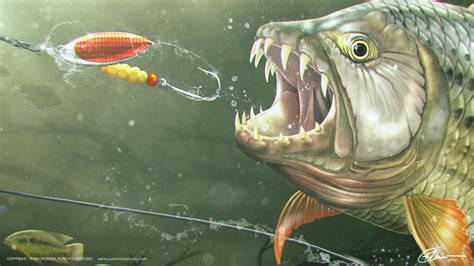 African Tiger Fish River Monsters