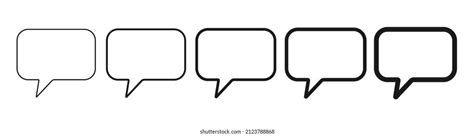 흑백 음성 풍선 대화 상자 따옴표 스톡 벡터로열티 프리 2424124131 Shutterstock