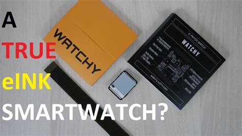 Watchy The 50 E Ink Smartwatch Unboxing Youtube