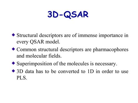 Qsar Activity Relationships Quantitative Structure Ppt Chemistry