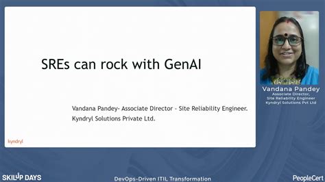 How Sres Can Rock With Genai Skilup Days 2024 Techstrong Tv