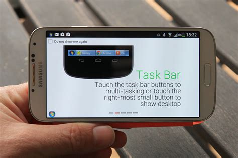 Android TIP Windows 7 Task Bar spodná lišta ako na PC