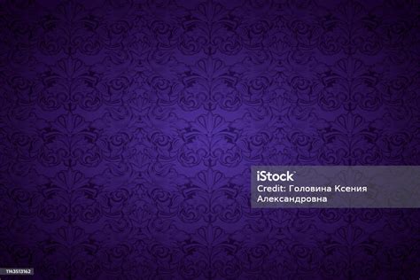 울트라 바이올렛 Amethystine 빈티지 배경 클래식 바로크 패턴의 로얄 로코코 0명에 대한 스톡 벡터 아트 및 기타 이미지