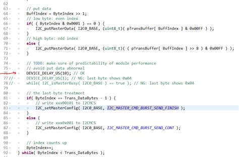 ccs tms320f28386d cm i2c put master data with abnormal value c2000
