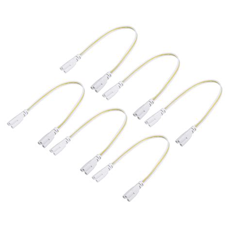 Yokive Pack Of 10 T5 T8 Led Tube Connection Cable Extendible Cable With Double End Connecting