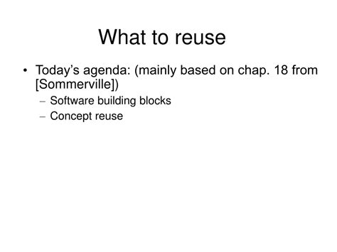 PPT Software Reuse PowerPoint Presentation Free Download ID 9558511