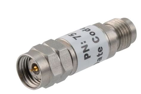 DB Fixed Attenuator Mm Male To Mm Female Stainless Steel Body Rated To Watts Up To GHz