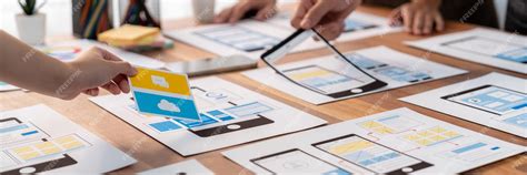 Premium Photo Creative Frontend Developer Brainstorming Ui Design