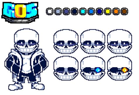 Undertale Sans Battle Sprite V3 By Gaurdianofskeletons3 On Deviantart