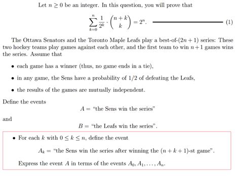 Solved Let N Greaterthanorequalto 0 Be An Integer In This