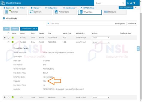 Accelerating Array Reconstruction On Dell Poweredge R740xd2 Servers
