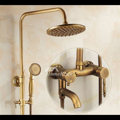 Antique Brass Bathroom Faucets Single Handle Semis Online