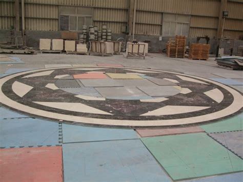 Circular Design Pattern On Ground