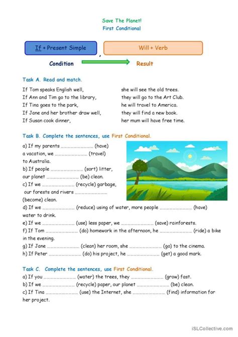 First Conditional General Gramma English Esl Worksheets Pdf And Doc First Conditional General Gramma English Esl Worksheets Pdf And Doc