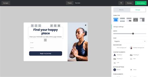 Email Signup Forms Mailerlite