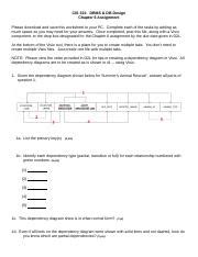 CIS 321 DBMS DB Design Docx CIS 321 DBMS DB Design Chapter 6