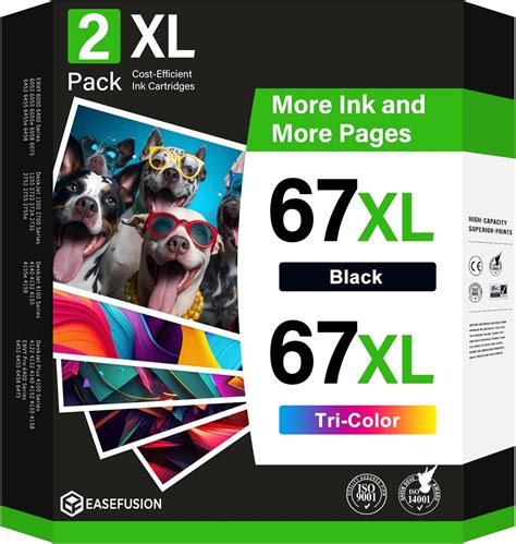Amazon Com XXL 67 Black Ink Cartridge Replacement For HP 67XXL 67XL Black Ink For HP DeskJet