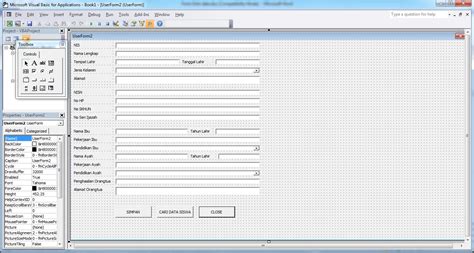 MirandaSamsi S Daily Activities Bagaimana Membuat Form Pada Ms Excel