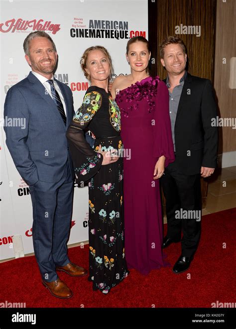 Beverly Hills Ca November 10 2017 Amy Adams And Sister Annamarie And Brothers Dan And Eddie At The